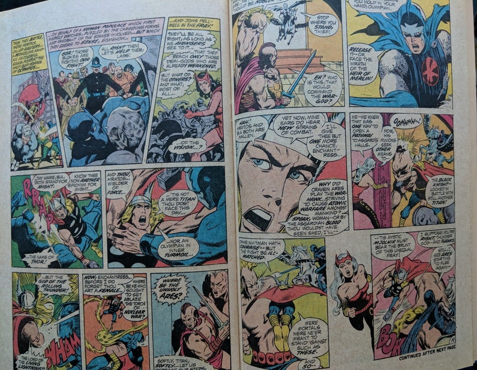 Avengers #100 - Barry Windsor-Smith Artwork | eBay