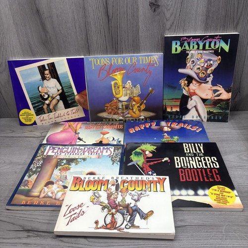 Berke Breathed Bloom County Comic Book Lot of 8 Vintage Bloom County ...