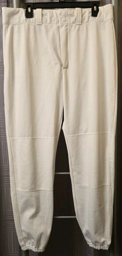 Wilson Baseball Pants White Long Elastic Cuff Bottom Men's size L Large ...