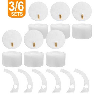 VS101 Schaumstofffilter Set für Shark Staubsauger kompatibel mit UV105 ...