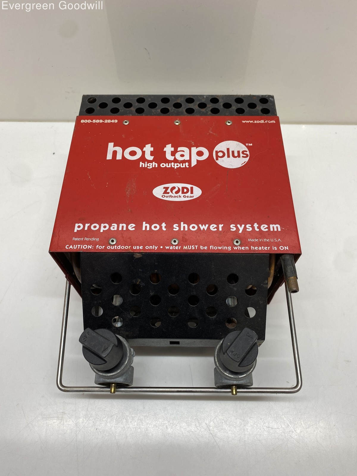 Zodi Hot Tap Portable Propane Hot Shower System Untested | eBay