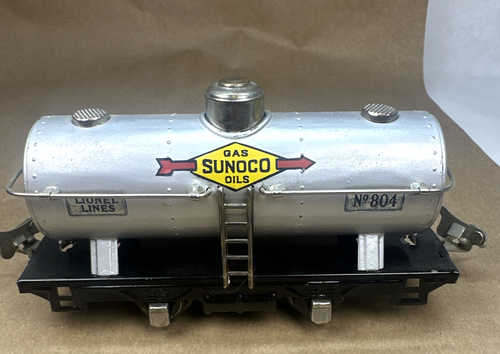Lionel 804 O Gauge Vintage Prewar Lionel Lines SUNCO OIL Tank Car ...