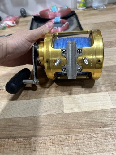 Penn International II 50TW Lever Drag Saltwater Reel Very Good+ W/Clamp ...