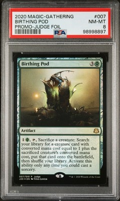 2020 MAGIC-GATHERING BIRTHING POD PROMO-JUDGE FOIL PSA #007 NM-MT 8 | eBay