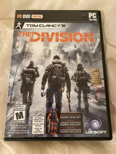 Tom Clancy's The Division PC DVD-ROM ONLINE Windows Computer Game (5 ...