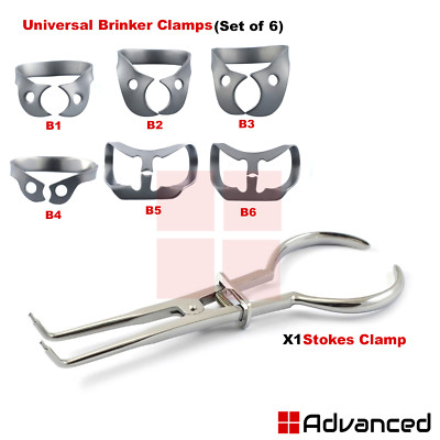 Dental Universal Brinker Clamps Rubber Dam Stokes Clamps Forceps ...