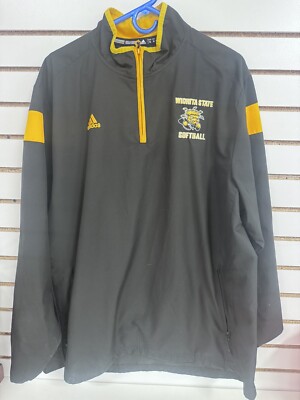 Wichita State University Shockers Softball Windbreaker Men XL 1/4 Zip ...
