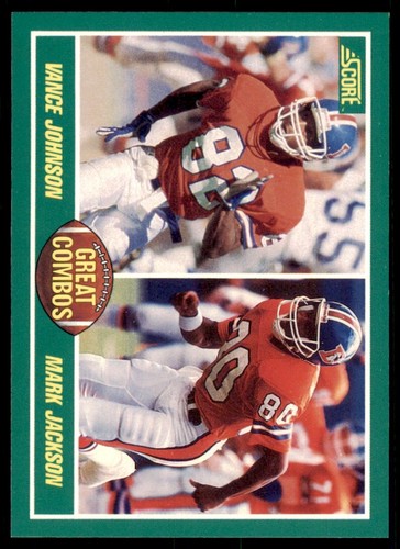 1989 SCORE. MARK JACKSON/VANCE JOHNSON . DENVER BRONCOS #277 | eBay