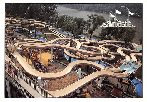 Pittsburgh, PA Pennsylvania SANDCASTLE WATERPARK Slides ROADSIDE 4X6 ...