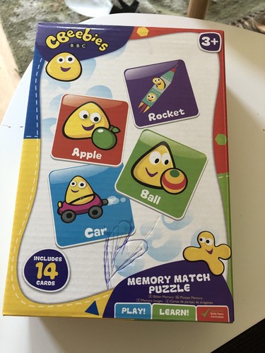 Cbeebies Memory Match Game/ Memory Pairs Card Game - CBBC | eBay UK