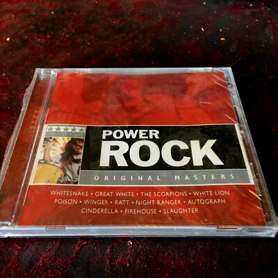 Power Rock - cd- SEALED- MINT- PIC COVER 1ST PRESS - COMPILATION - Rare ...