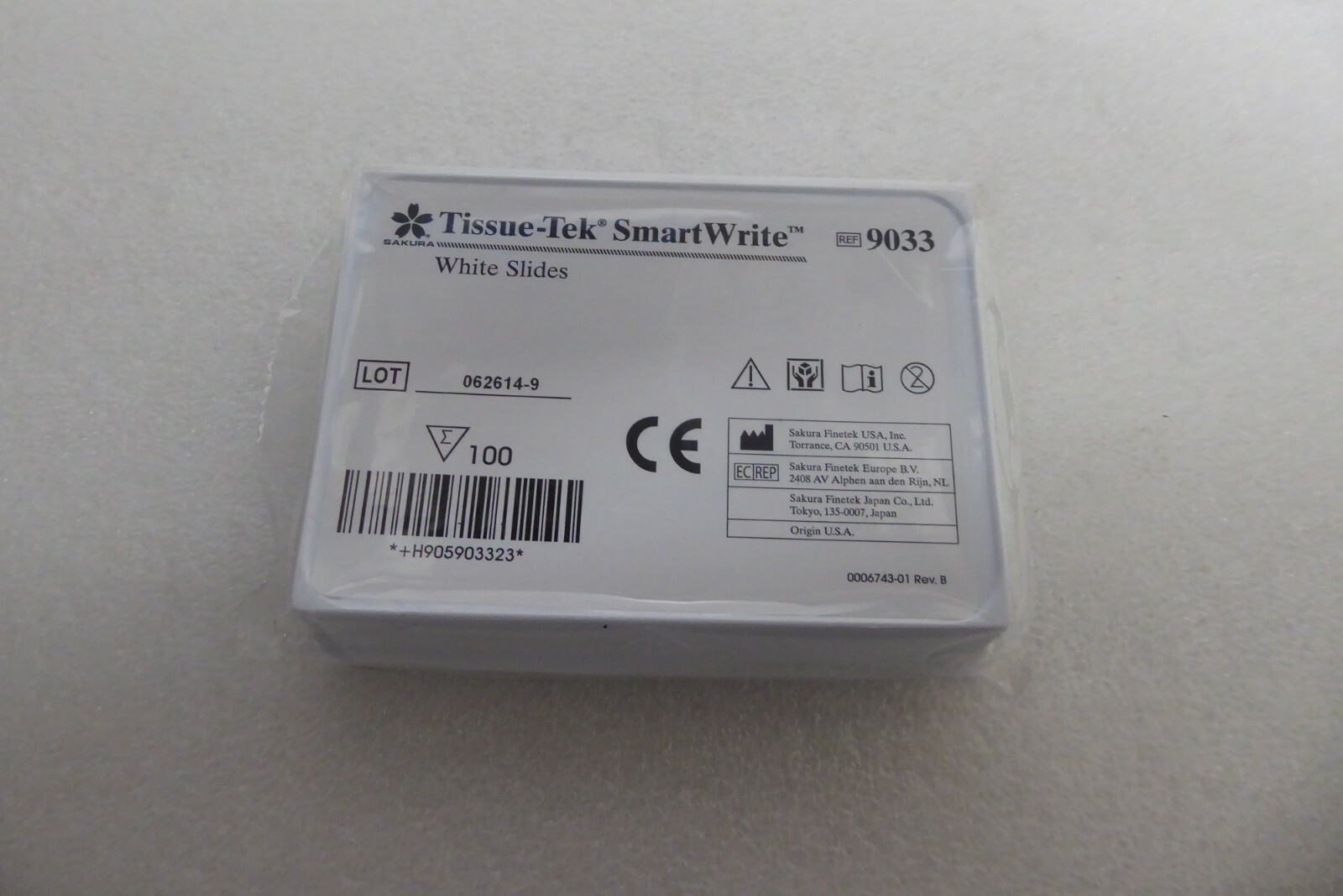 Sakura Tissue Tek SmartWrite 9033 White Slides | eBay