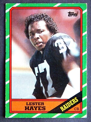 Lester Hayes #74 Topps 1986 Football Card (Los Angeles Raiders) | eBay