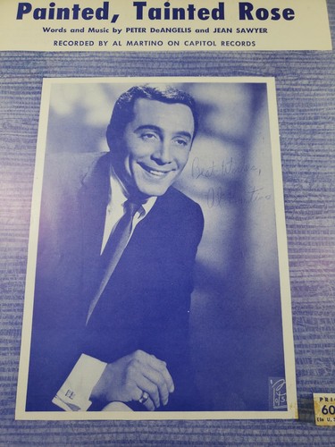 1963 Painted, Tainted Rose by Al Martino Sheet Music | eBay