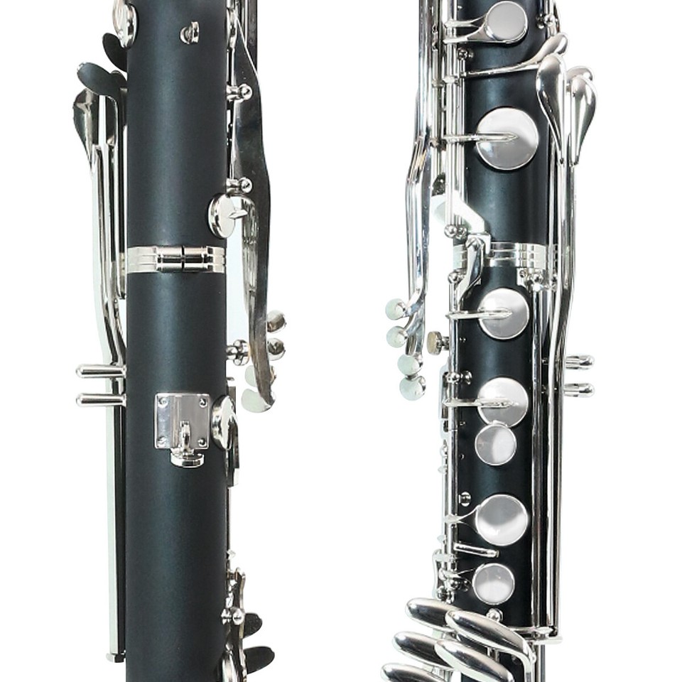 Bass Clarinet Low E Bb Flat Synthetic Wood Clarinet Pro Level Easy Blow ...