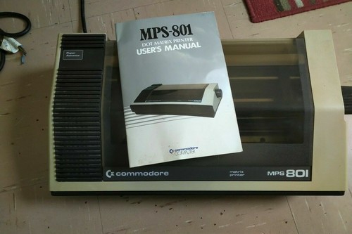 Commodore 64 Printer MPS 801 dot matrix | eBay
