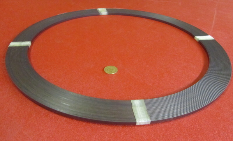 1095 Hard Blue Tempered Spring Steel Shim .062" Thick x .250" Width x ...