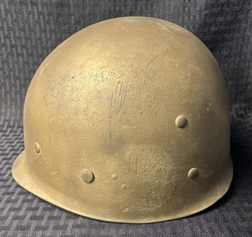 Vintage US Army Helmet Shell/Liner with Chin Strap | eBay