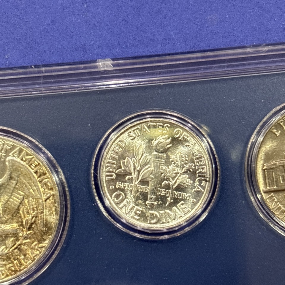 1964–P US MINT COIN SET 90% SILVER, UNCIRCULATED, CASE + Box not sms ...