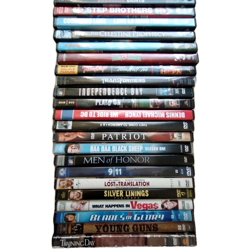 Lot of 31 DVDs Assorted Movies Action Drama Comedy | eBay