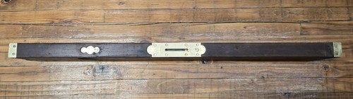 Vintage Stanley Rule & Level Co 32" Wood & Brass Level. September 1869 ...