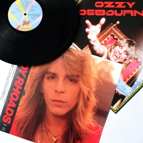 ORIGINAL 1985 OZZY OSBOURNE LIVE VINYL LP RANDY RHODES PHOTOS NEAR MINT ...