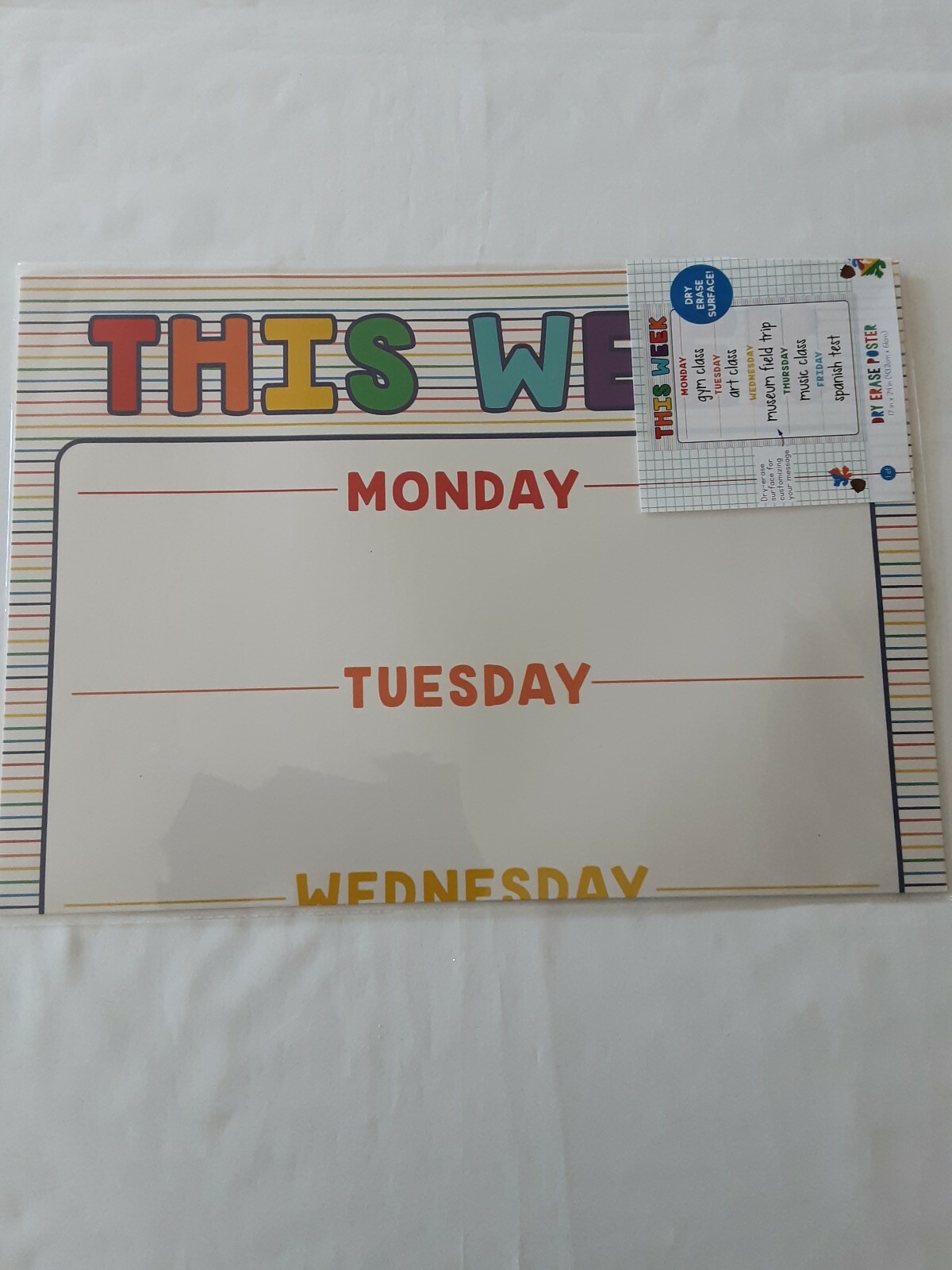 Dry Erase Poster Board