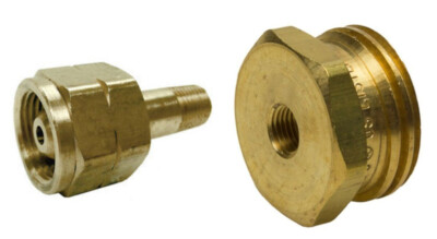 CGA 555 to 1-3/4" Male ACME AFill Valve Adapter Hopane Propane Liquid ...