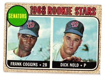 1968 Topps Baseball Rookie Stars #96 Washington Senators Vg | eBay