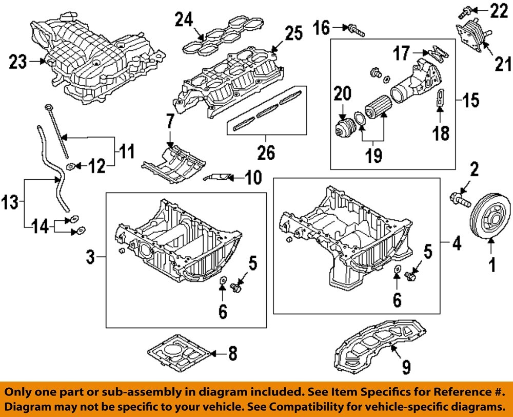 KIA 263203LTA0 - Cross reference oil filters