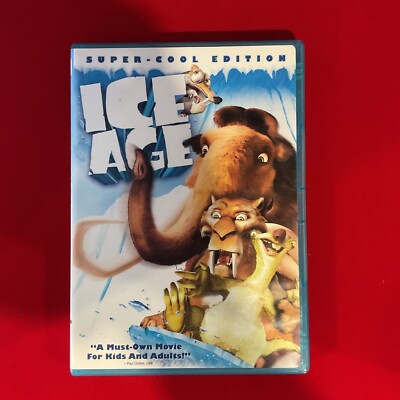 ICE AGE-Super Cool Edition-2 Disc Set DVD-Wide and Full Screen Rated PG ...