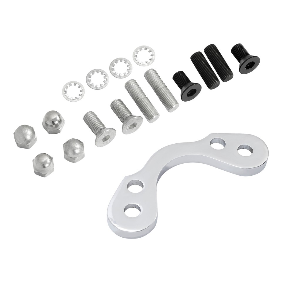 Springer Handlebar Tree Adapter Top Clamp | 3.5" Riser | Fit For Harley ...