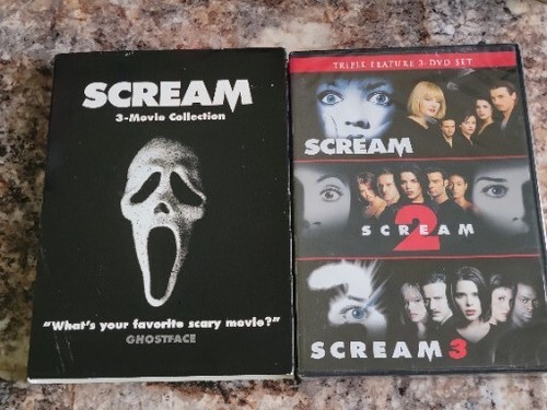 BRAND NEW SCREAM 3- MOVIE COLLECTION HORROR / SCARY 3 DISC SET DVD ...