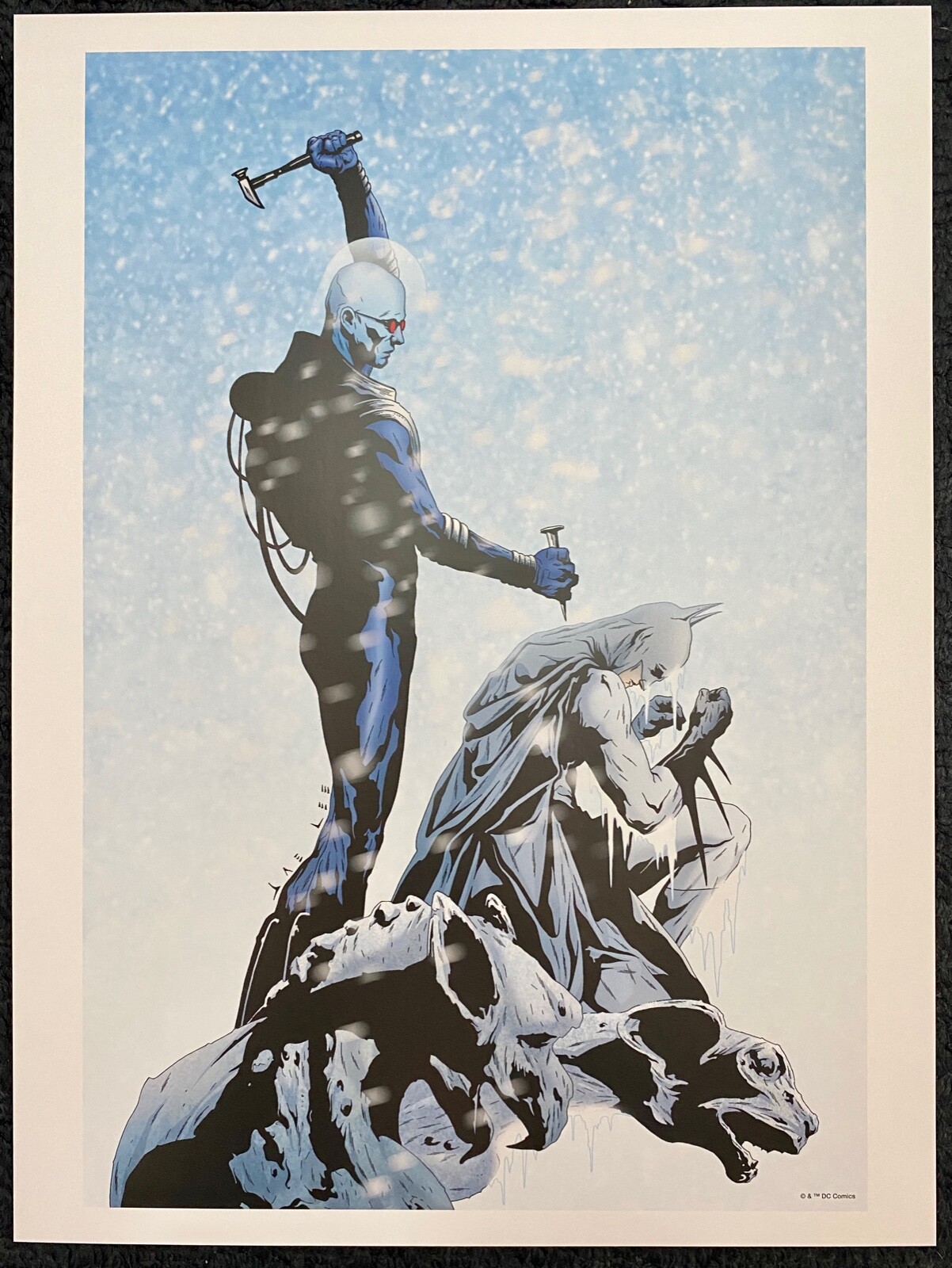 Mr Freeze and Batman by Jae Lee DC Comics Poster | eBay