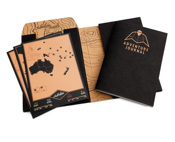 Adventure Scratch Off Journal Maps Road Trips Travelers Bucket List By ...