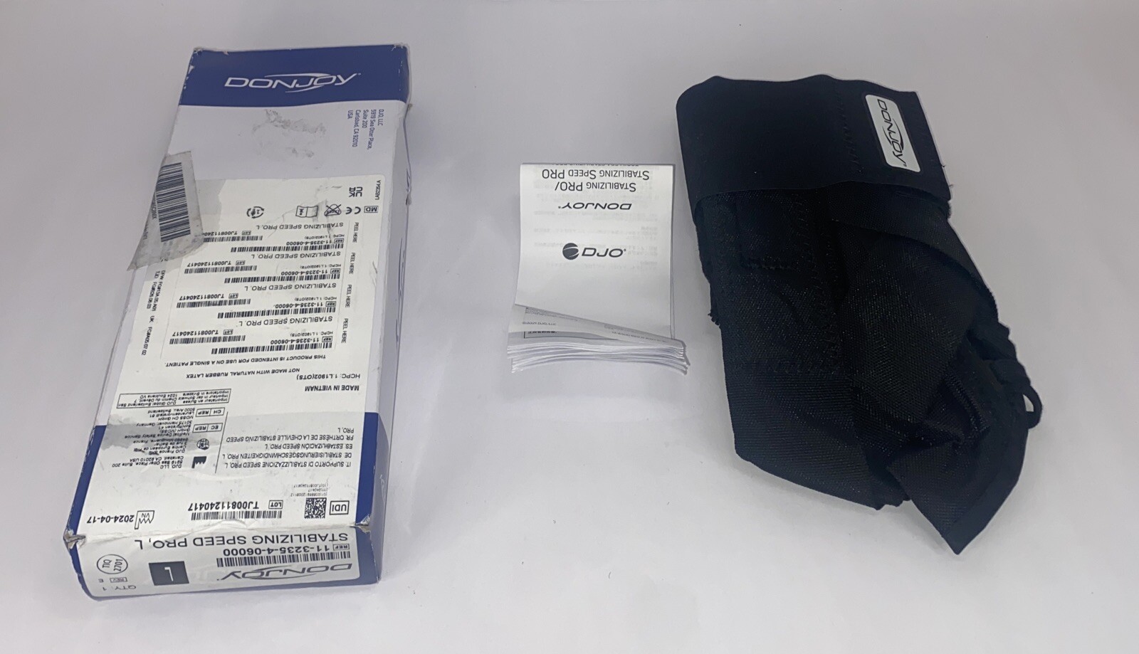 New DonJoy Stabilizing Speed Pro Ankle Support Brace, Black Large | eBay