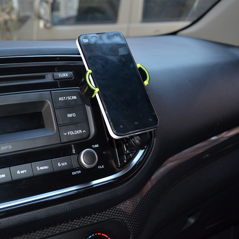Car 360° Rocker Arm Scalable Cell Phone Holder Base Air Vent Clip ...