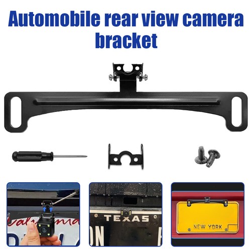 Car Dash Cam Rear View Backup Camera License Plate Mount Bracket Holder ...