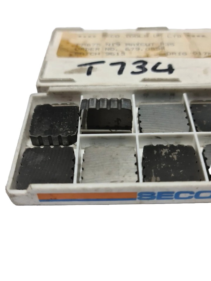 Seco FMB 75 N19 MAXCUT P35 SQUARE MILLING CARBIDE INSERTS TIPS X10 | eBay