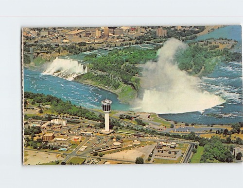 Postcard Horseshoe Falls Panasonic Tower Niagara Falls Ontario Canada ...