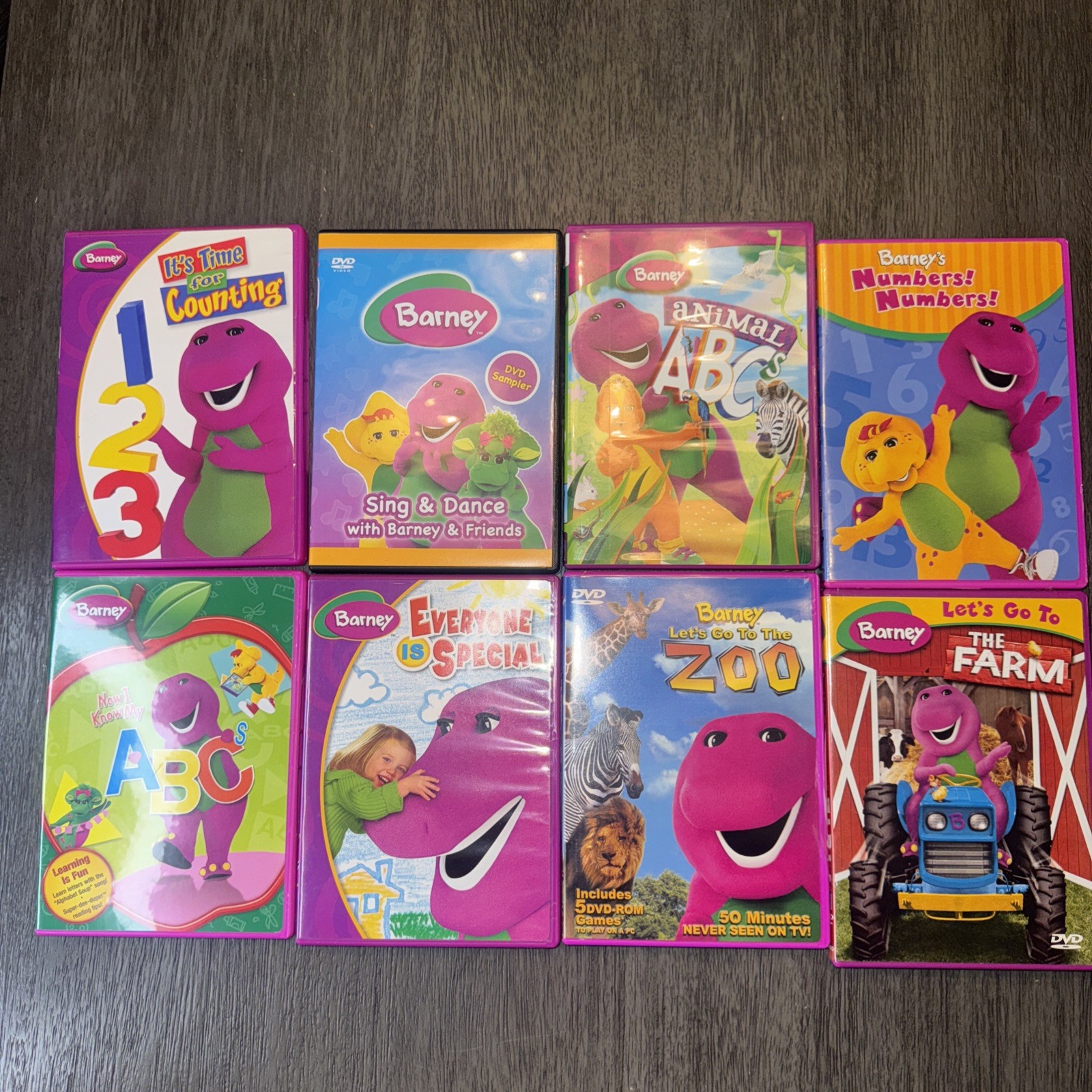 Lot Of 8 Barney DVDs | Grelly USA