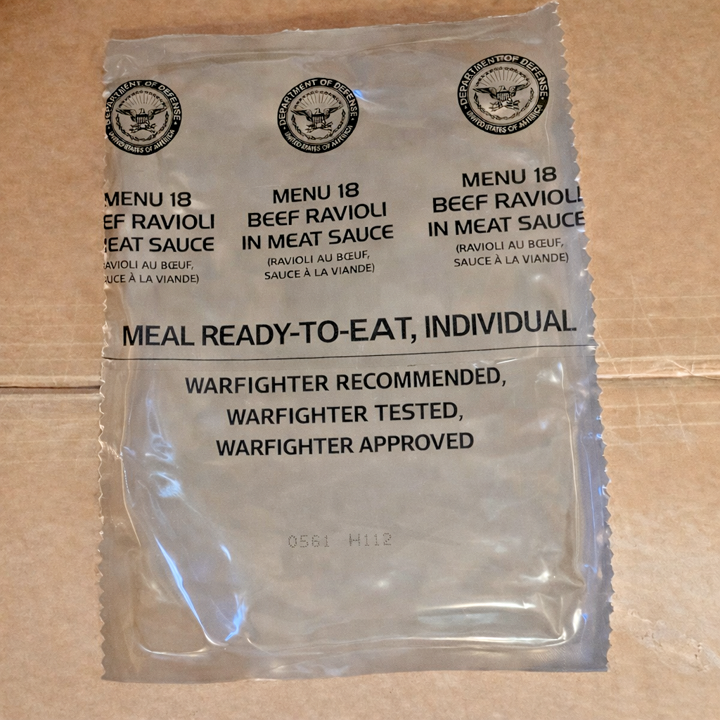 US MRE army USA armed forces ration pack military meals ready to eat ...