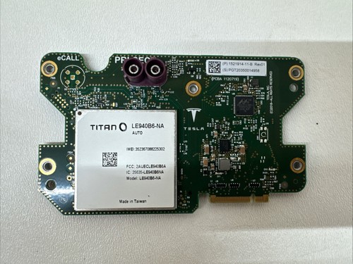 16-21 Tesla S 3 X Y Connectivity Card LTE modem LE940B6-NA 1521914-11B ...