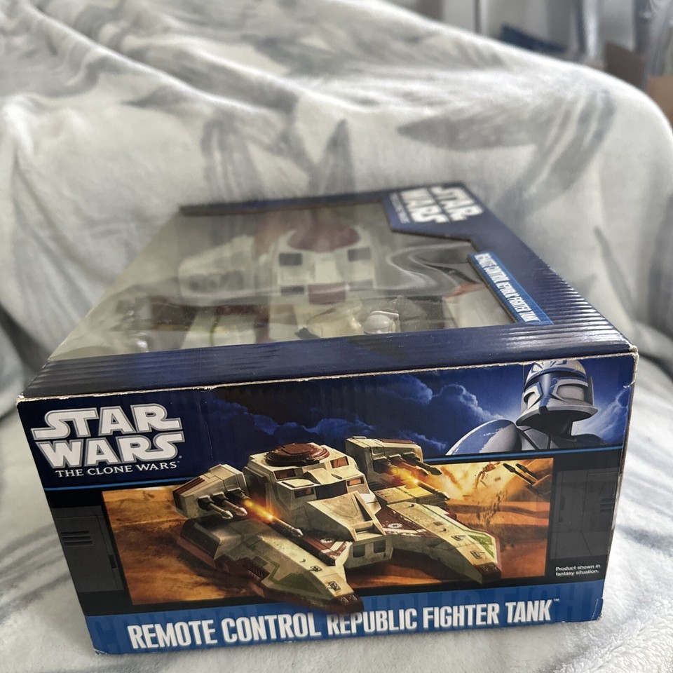 Star Wars The Clone Wars Remote Control Republic Fighter Tank Vehicle ...