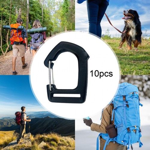 10x Webbing Strap Hook Keychain Hook Clip for Luggage Bag DIY Backpack ...