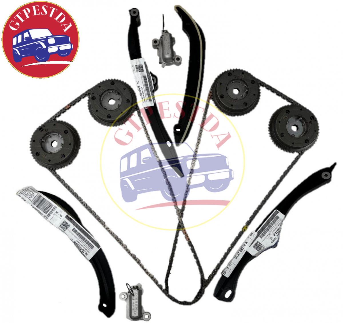 Updated Phasers Timing Chains Guides Tensioners Kit For Ford F150 3.5L 2017-2024 | eBay