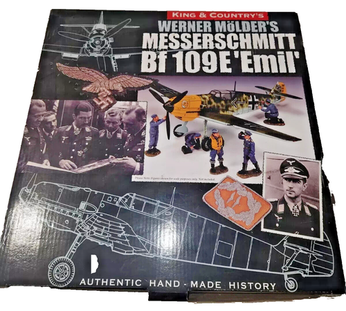 King And Country LW044 "Werner Molders Messershmitt Bf 109E" EMIL code ...