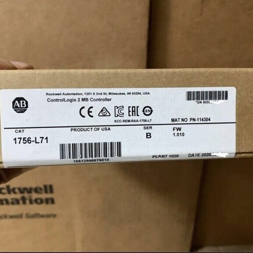 New Allen Bradley Sealed 1756-L71 ControlLogix 2MB Controller PLC ...