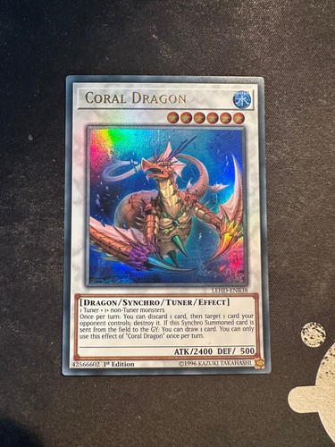 Coral Dragon - Ultra Rare - LEHD-ENB38 - Yu-Gi-Oh Card N/M | eBay Australia
