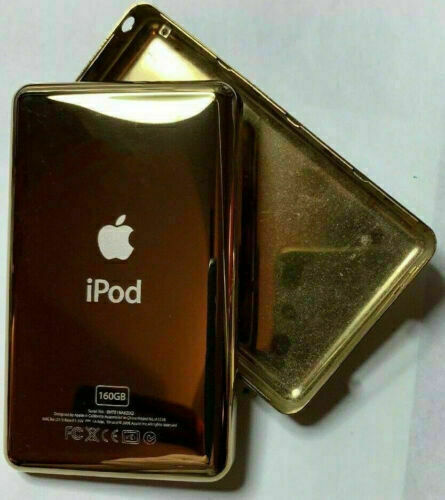 Gold Back Housing Cover Case for iPod Classic 6th/7th Video 5/5.5th ...